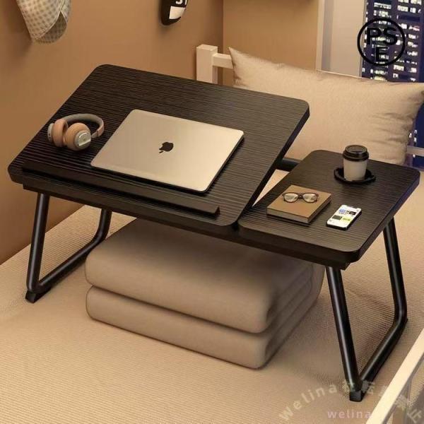 【仕様】 サイズ：55.5×32×25cm材質：天板：繊維板 脚：スチール耐荷重：10KGカラー：木目調ホワイト系、木目調ブラック系、ホワイト、木目調ライト系重量：2.5kg【特徴】●コンパクト&amp;amp;amp;amp;amp;簡単...