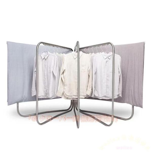 ■ ステンレス金属素材、耐食性、耐摩耗性、お手入れが簡単！タオル等で拭いて汚れを落としてください。 重量100kgを運ぶことができます■ 折りたたみ式で便利なデザインの衣類乾燥機は、持ち運びが簡単で、使用しないときはコンパクトに折りたたむこ...