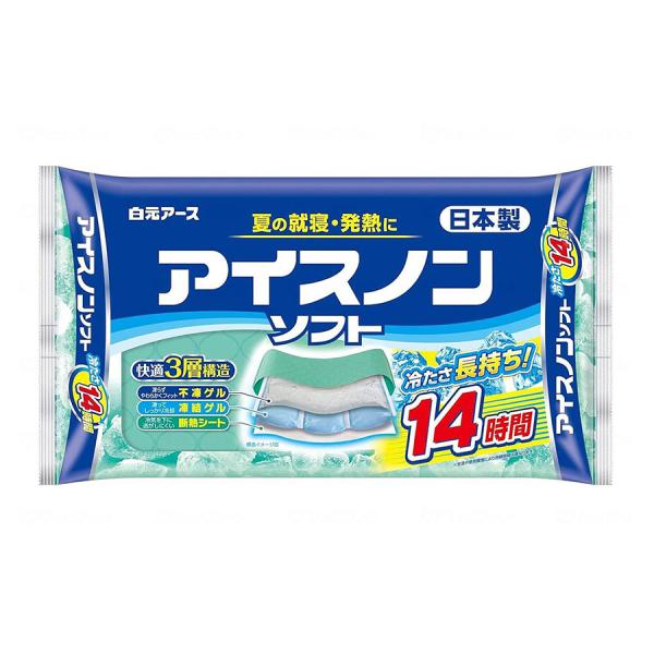 ソフトな感触で、長時間冷たさが続く快適3層構造関節の保護や保温におすすめ○チタン加工部分を肌側に向けてご使用ください。