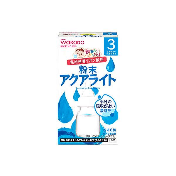 和光堂　飲みたいぶんだけ　粉末アクアライト　3か月頃から　(3.1g×8包)　ベビー用　粉末飲料　JANコード：4987244183927　