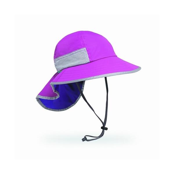 太陽の下で遊ぶのが大好きなキッズたちを真夏の照りつける日差しから守ります・ツバ幅：7-9cm、ネックケープ：13-15.5cm・UVカット（UPF50+）・クラウンベンチレーション・スマートストラップ（取り外し可）・ストレッチフィット・撥水...