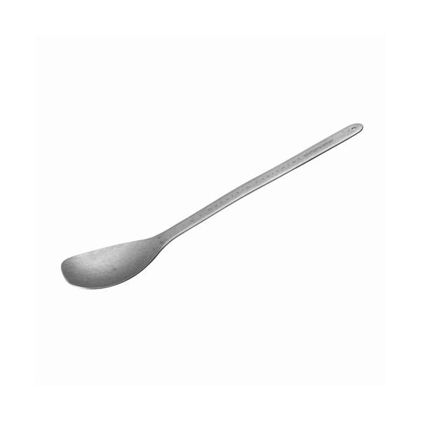 Sputuraのチタンバージョン。Spoon + Spatula＝Sputulaスプーンの食べ易さに、スパチュラ的役割を持たせたオリジナルシェイプのヘッドかき混ぜ・掬う・食べるをトコトン追及した形です。袋メシの食べやすさ・深型ポットの底に届...