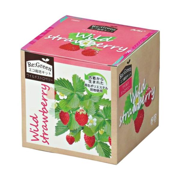 古着から生まれた再生ポリエステル培地 楽しく育てておいしくエコ再生素材のポリエステル培地を使ったECO栽培キットSDGs商品サイズ：W98×D98×H98mmセット内容：ポリエステル培地種肥料容器アーテックエコ栽培キット　Re:Greenワ...