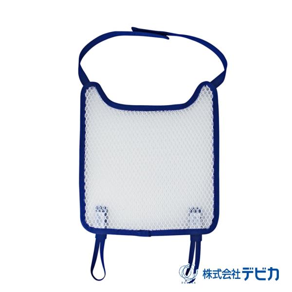 ランドセル用の背あてメッシュパッド・立体メッシュがランドセルの密着を防いで背中爽快!・水洗いOK。・簡単取付!・ヘリ付き、ヘリなし両方のランドセルに対応。デビカランドセル用爽快背あてパッド　ネイビー143016●商品サイズ：W240×D9×...