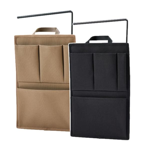 【発売日：2023年01月27日】・移動中はバッグインバッグ・デスクではそのままハンギングキングジムハングオーガナイザー　タテ型型番：HOZ100カラー：ブラック／ベージュ●外形寸法：約225（W）×305（H）×20（D）mm（ハンギング...