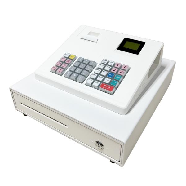 クローバー電子JET-500Z●商品仕様部門数：8／1000PLU／対応ロール：普通紙　幅58mmｘ外径50mm以下／消費税率変更可能（内税／外税／非課税）／軽減税率対応／領収書発行機能（縦／横対応）／店名ロゴ／店名スタンプ対応／PCで設定...