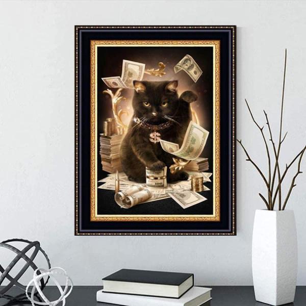 布サイズ(約)：約30×40cm図柄サイズ(約)：約23ｘ33cmダイヤモンド数：12色5D効果の樹脂ラインストーンです。製作が簡単で、子供でも作ることができます。（6歳以上をお勧めます）鮮やかなダイアモンドペインティングです。※写真はイメ...