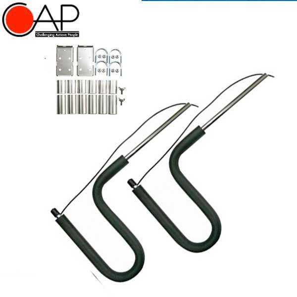 【商品説明】自転車で波乗りにいくならCAPのこのバイクキャリアがおすすめ。・本体パイプとアタッチメントはステンレス製でサビに強い・アタッチメントのパイプ径は19.1mあります・万が一の抜け防止にリング付き※以下の注意事項をお読みください※■...