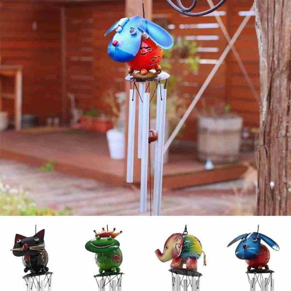 ブリキアニマルのチャイムブリキアニマルのチャイムです。お家やお店のドアに飾ると、カラフルな動物たちがお出迎えしてくれます。生産地 インドネシアサイズ　　　クロネコ：約W8×8×TH60cmカエル：約W8×8×TH60cmゾウ：約W8×10×...