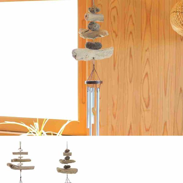 自然を感じるナチュラルインテリアにぴったりのアルミチャイム♪ウッドとストーンを組み合わせたデザインが、無骨でナチュラルな雰囲気を演出します。アルミ製のチャイムは、澄んだ美しい音色が心地よく響き渡ります。シンプルながら存在感のあるルックスで、...