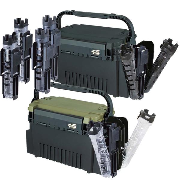 ランガンシステムBOXにハンドルストッパー機能を搭載した、VS-7070N。収納物や装着しているオプションパーツによっては、持ち運ぶ際にバランスが崩れることもあったが、ハンドルストッパー機能を使用すると、バランスを崩さず安心して持ち運ぶこと...