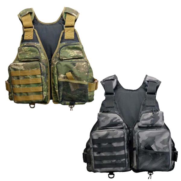 商品情報・背面にはタックルケースが収納できる大型ポケットを採用しています。 ・水切れが良く、乾きやすい裏地メッシュ仕様です。 ・サイドには調整可能なアジャスターが付いており、フィット感を向上させます。 ・着脱式ポーチ、ペンチホルダー、フィッ...