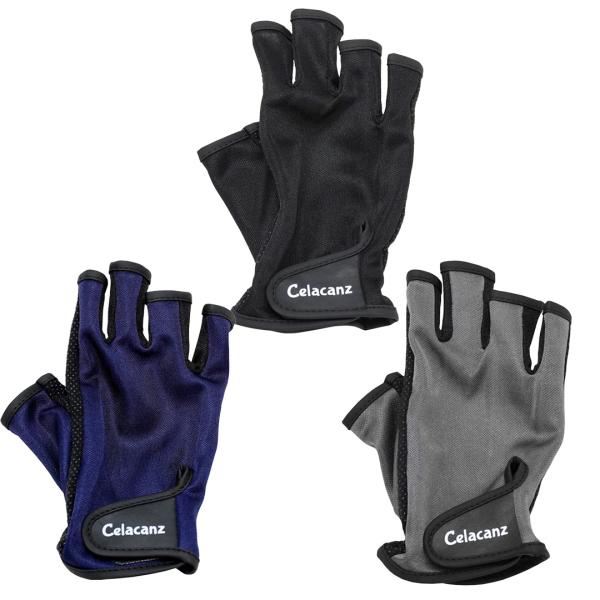 商品情報・速乾性と耐久性に優れたポリエステル素材のグローブ。・手の平はエンボス加工を施しグリップ力UP。・3本開きタイプ。 カラー・ブラック・ネイビー・グレーサイズ・フリー自重・原産国・30ｇ/中国材質・ポリエステル他のモールと併用販売して...