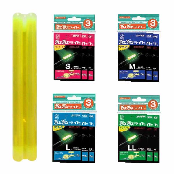 離れていてもよく見える！夜釣りの定番竿先ライト。ワンタッチで竿先に簡単セット。細かなアタリを瞬時に伝える高輝度仕様。※軽く折り曲げるとパチンと音がして光り始めます。※2〜3カ所折り曲げた後、全体が光る様に振ってからご使用下さい。※同じ箇所を...