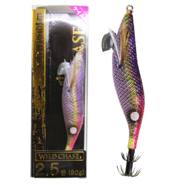 WILD CHASE 2.5号（53）RG/閃光パープルパープル(UV)WILDCHASEのNEWカラー！REDグローシリーズ日中はもちろんですが、特に効果を発揮するのは、朝夕マズメ、曇りのローライト、常夜灯まわり！REDグローの妖艶な光の...