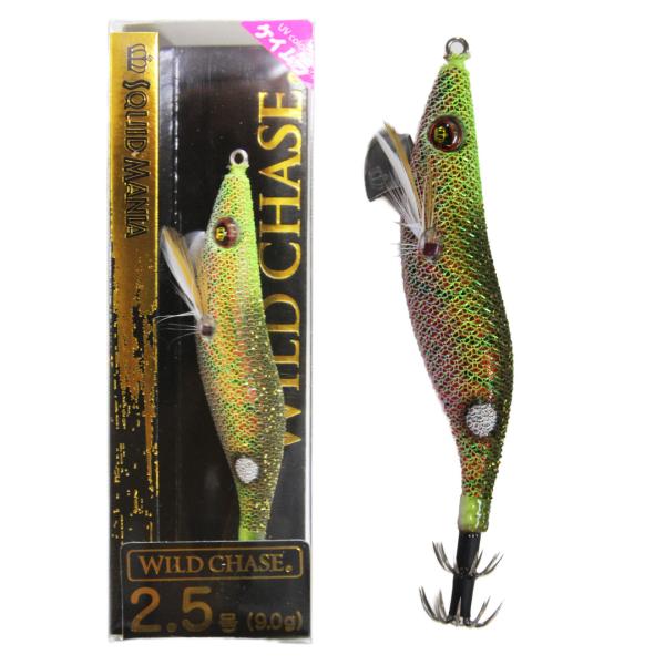WILD CHASE 2.5号（54）RG/閃光グリーンレッド(UV)WILDCHASEのNEWカラー！REDグローシリーズ日中はもちろんですが、特に効果を発揮するのは、朝夕マズメ、曇りのローライト、常夜灯まわり！REDグローの妖艶な光の誘...