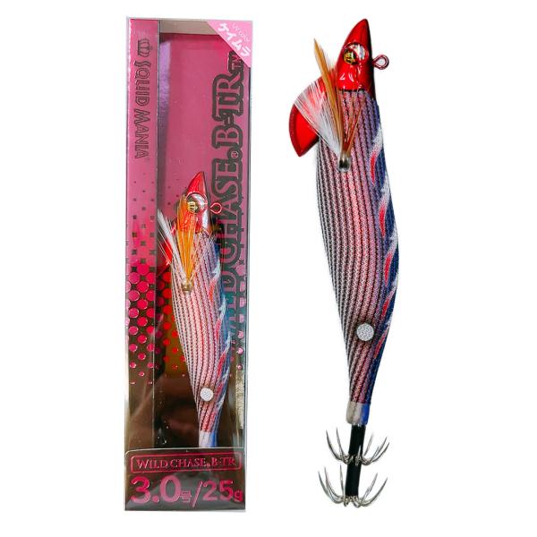 WILD CHASE/B-TR 3.0号 25ｇ/BT16/RG/上弦レッド(UV)[BTR3.0BT16（赤テープUV）]WILD CHASE/B-TRRG/上弦レッド(UV)この上弦レッド独特のカラーパターンは、アピール力とシルエット変...