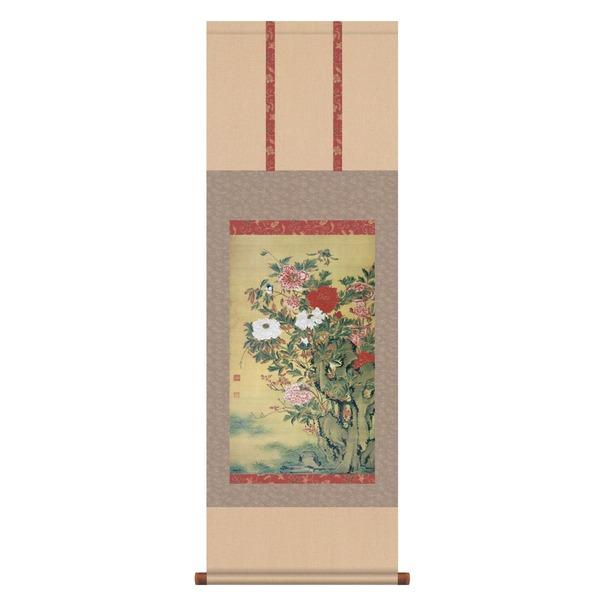 【商品名】 〔 干支 掛軸 動植綵絵掛軸 〕 伊藤若冲 尺三掛軸 牡丹図 干支の掛軸 鳳凰 鶴 鶏 【ジャンル・特徴】 掛軸 掛け軸 ディスプレイ 展示 インテリア 日用雑貨 生活雑貨 敬老の日 父の日 母の日 プレゼント 贈り物 新居 引...