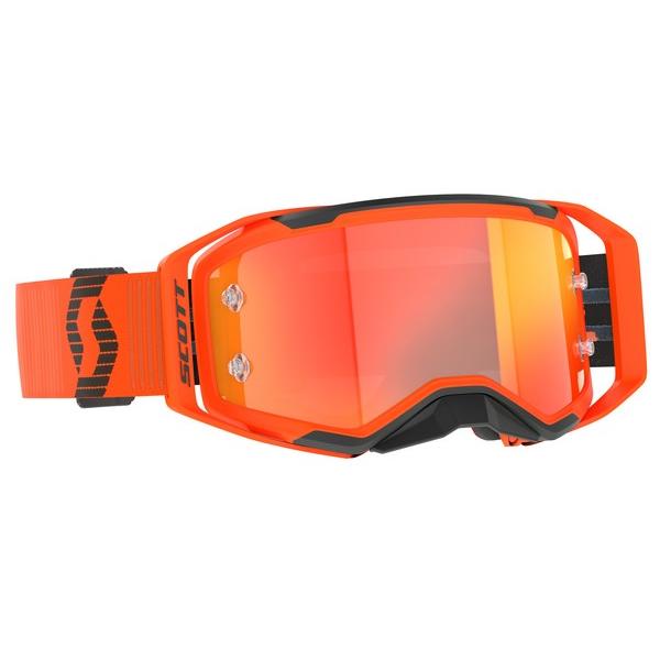 オレンジクローム（ミラー）レンズ標準装備！プロスペクト2.0 は、SCOTT の主力モトクロスゴーグルの第 2 世代です。画期的なクイック レンズ リリース システムを搭載し、4 つのレンズ ロック ピンを解除する事で、素早く簡単にレンズ交...
