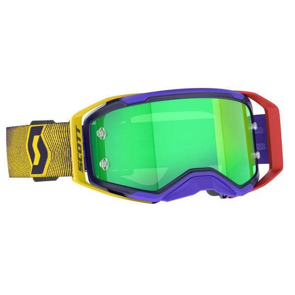 グリーンクローム（ミラー）レンズ標準装備！プロスペクト2.0 は、SCOTT の主力モトクロスゴーグルの第 2 世代です。画期的なクイック レンズ リリース システムを搭載し、4 つのレンズ ロック ピンを解除する事で、素早く簡単にレンズ交...