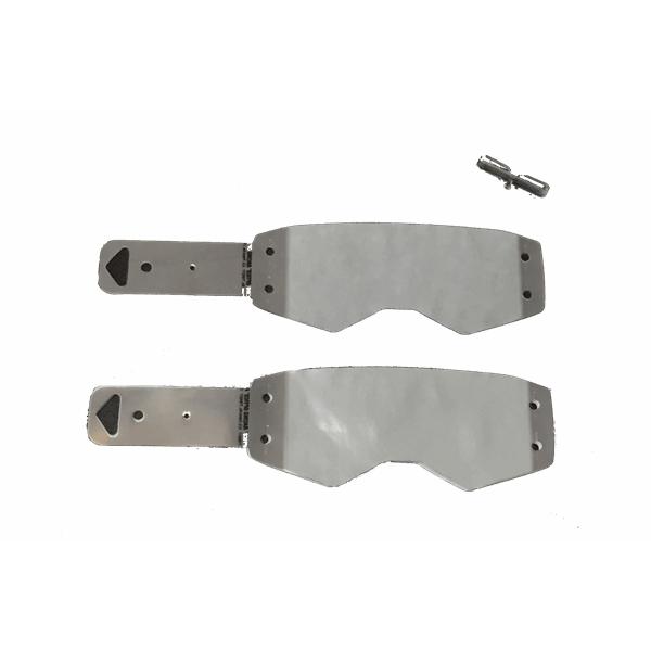 対象ゴーグル：PROSPECT・クリアレンズ並みの視界・1枚1枚がばらけていない（7枚1組）・剥しやすさを重視する場合は通常のティアオフをおススメします。※前走者の跳ね上げる土や泥、埃などがゴーグルに付着し、視界が悪化した時に剥ぎ取る事によ...