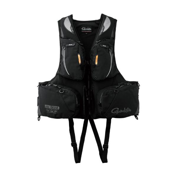 素材：〈表　地〉ナイロン100％　　　〈裏　地〉ナイロン100％　　　〈浮力材〉NBR70％　P.V.C30％重量：約1.3kg(L)