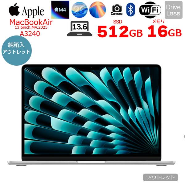 2025年製　M4チップ搭載MacBook Air の13.6インチモデルが入荷しました。カラーは定番人気のシルバーで、作業にもピッタリな一台です。「M4」チップを採用し、Liquid Retinaディスプレイを搭載した13.6型10コアC...