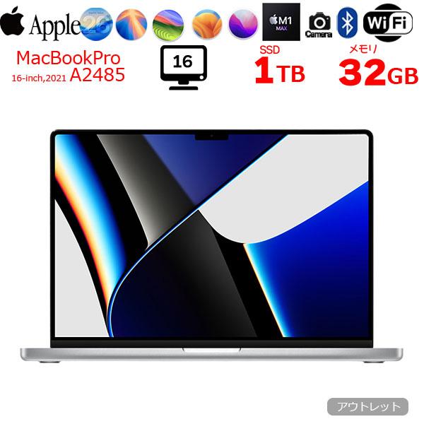 本体型番 : Apple MacBook Pro 16.2inch MK1F3J/A  A2485 Late 2021 【シルバー】CPU : Apple M1 Max 10コアメモリ : 32GBHDD : SSD1TB光学ドライブ : ...