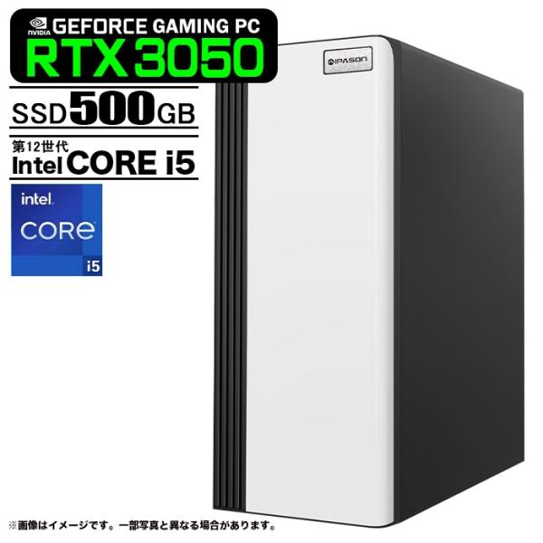 スペック■新品パソコン　保証12か月型番： PASOUL G-SLIM S3CPU：第12世代 Intel Corei5 12400Fメモリ：16GBSSD：NVMe M.2 SSD500GBグラフィック：【nVIDIA GeForce R...