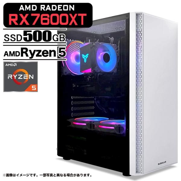 スペック■新品パソコン　保証12か月型番：PASOUL 煌　U3CPU：AMD Ryzen5 5600GTメモリ：16GBSSD：NVMe M.2 SSD 500GBグラフィック：AMD Radeon RX7600XT 8GBOS：Wind...