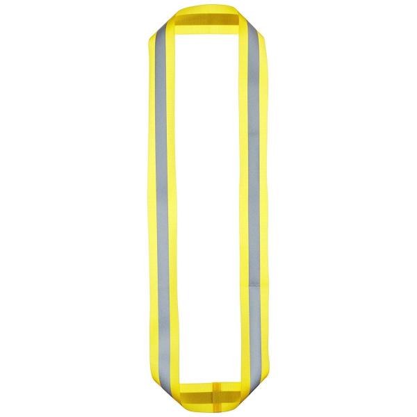 「TOYO 安全反射タスキ NO.60」は、ウォーキング・通学用の安全用品です。遠くからでもはっきり見えるカラーリングです。