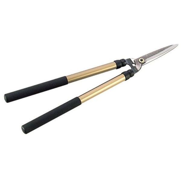 ●本体サイズ:全長560から1000mm●本体重量:約890g●材質:刃=刃物鋼、パイプ=アルミ合金●原産国:日本●刃長:150mm●用途:植木の刈込み、葉刈り用剪定ばさみ 伸縮 剪定 鋏 はさみ ハサミ 剪定鋏 ロング 伸縮式 ニシガキ ...