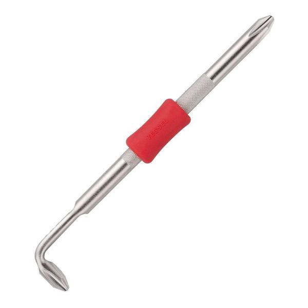 狭い箇所に適した短軸仕様です。L型のコーナーをフラットにすることで極限の短軸曲げを実現しました。カラーで色分けしたソフトグリップ付で刃先の形状・サイズが分かりやすく、しかもソフトな手当たりで作業時の持ちやすさをサポートします。フラット部分は...