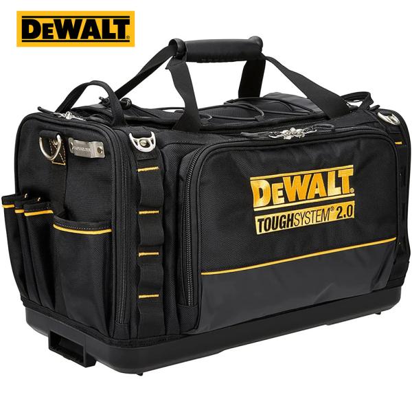 デウォルト DEWALT タフシステム2.0 ツールバッグ バッグ カバン 鞄 工具 収納 タフシステム 工具箱 連結 収納ケース ツールボックス 積み重ね 撥水 撥塵 DWST83522-1 4536178894814●幅384ｍｍ×奥行...