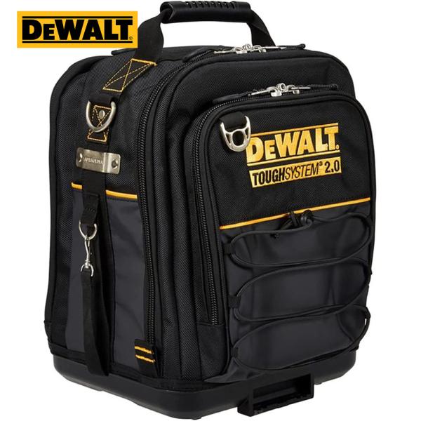 デウォルト DEWALT タフシステム2.0 ハーフサイズツールバッグ バッグ カバン 鞄 工具 収納 タフシステム 工具箱 連結 収納ケース ツールボックス 積み重ね 撥水 撥塵 DWST83524-1 4536178894821●耐久性...