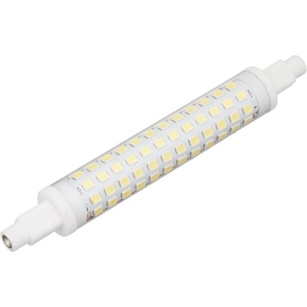 サイズ:約幅118×直径15mm本体重量:約34g明るさ:850ルーメン、電源:AC100V 50/60Hz、消費電力:10W色温度:6000K、防水保護等級:IP42、作業環境温度:-20〜40度照射角:360度、口金の仕様:R7sLED...