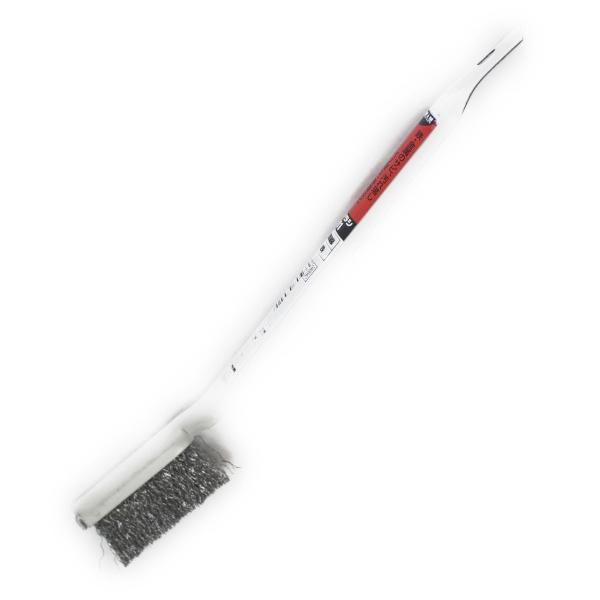 【特長】鉄・金属のサビ、汚れ落し、バリ取り、研磨など。【用途】金柄ブラシ。【注意事項】用途にあったブラシをお使いください。●保護めがね・保護具をつけてご使用ください。●金属線は手を傷つける恐れがあるのでご注意ください。【仕様】・サイズ（mm...