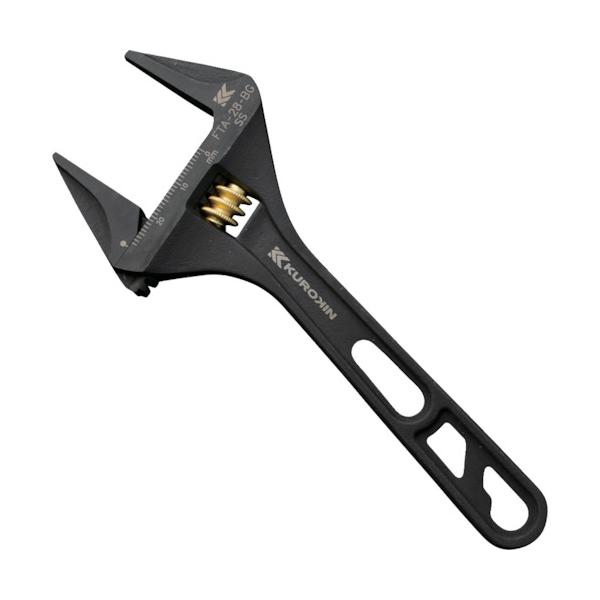 【特長】くわえ部がフラットなので、ボルトを素早くしっかりホールドします。軽量・薄型タイプかつワイドな開口です。狭い場所でさまざまなサイズのボルトを回すのに最適です。目盛付です。0mmまで閉じるので、小さいものまでしっかりとつかめます。【用途...