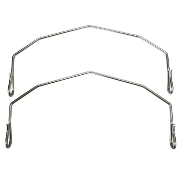 ●GORA OVENを焚き火などで使用する時に取付けできる着脱式のツルです。●外形寸法　幅310×高さ150×太さ5mm （1本のサイズ） ●重量94g x 2本 ●材質ステンレス