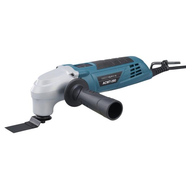 【特長】これ1台で切断も研磨もマルチに使える電動工具。【用途】本機は先端工具が振動(約3.5°で往復)することで以下の作業を行うことが可能。切断：木材、金属管、釘、塩ビ管、石膏ボードなど。はく離 ：タイル、塗装、接着材など。研磨：木材、コー...