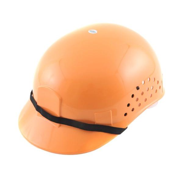 軽くて安全なワーキングキャップです【用途】軽作業用ヘルメット。【機能・特徴】カラフルで軽くて安全なワーキングキャップです。【材質】帽体：熱可塑性ABS樹脂。●あご紐：織ゴム●ヒサシ長さ:約40mm●サイズ:53〜60cm●帽体色:オレンジ・...
