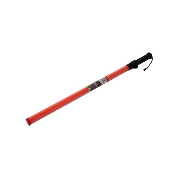 ●視認性が高いロングタイプ！点滅スピード2段式　速い・遅い！●高輝度赤色LED使用！２種の点滅スピード、点灯の切替え式！本体サイズ：80x3x3cm重量：199g付属品：ストラップ　クリップボタンスイッチ：速い点滅→遅い点滅→点灯→消灯全長...