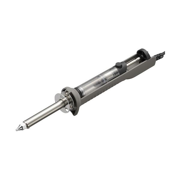 【特長】加熱・吸取機能で片手で作業可能です。電源投入から約10分ほどで使用できるようになります。内径の違うノズルが3種類付属しています。吸引ポンプやヒーターの交換が楽に行えます。【用途】スルーホール基板のはんだ除去作業に。【電源】100V【...