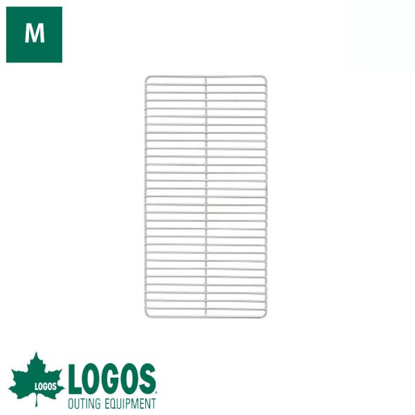 【発売日：2018年01月23日】●ピラミッドTAKIBI XL専用ステンレス焼網●ハーフサイズなので同時に焚火も楽しめます●2枚使えばフルサイズでBBQができますロゴス(LOGOS)/ピラミッドハーフステン極太ネット/サイズM