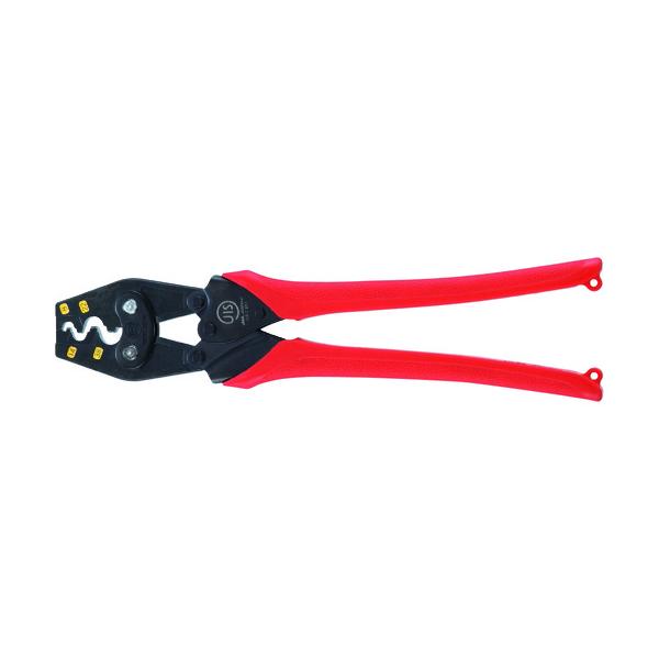 【特長】屋内配線用電線接続工具JIS C 9711適合品です。安全、確実の品質で圧着作業ができます。耐久性、連続試験回数3万5千回合格です。適正な圧着ができるまでダイスが開かない成形確認機構を内蔵しています。手のひらサイズのミニタイプです。...