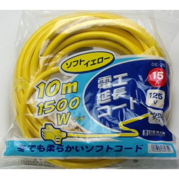 【発売日：2017年10月30日】【特長】耐寒性に優れた柔らかいコード。二重構造で安心安全。【用途】電工延長コードとして。【注意事項】ご使用の前に、注意内容を必ずお読みいただき、正しくお使いください。【仕様】・長さ（m）：10・電線太さ（m...