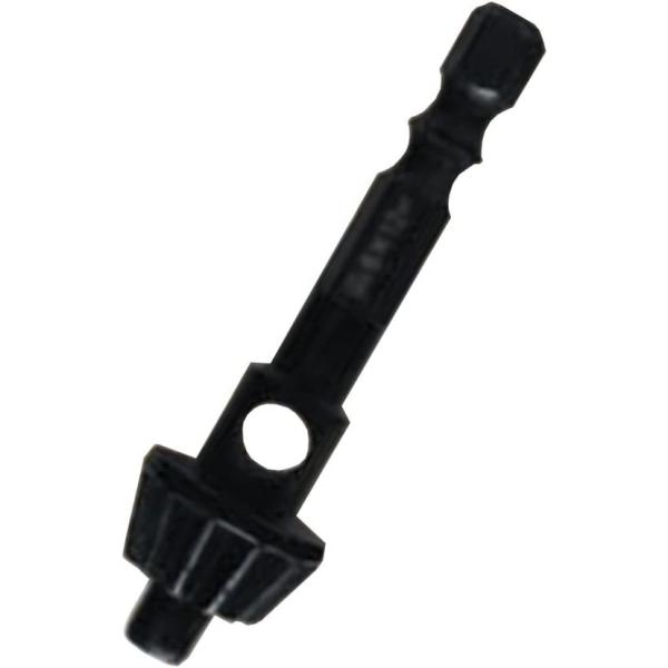 全長:60mmサイズ(差込径×歯数):6×12材質:特殊鋼適用機種:インパクトドライバ適正回転数:3000回転/分以下ドリルチャックに先端工具が噛み込み、手では緩まなかったチャックを簡単に緩めることが可能。ドリルチャックのギヤと六角軸チャッ...