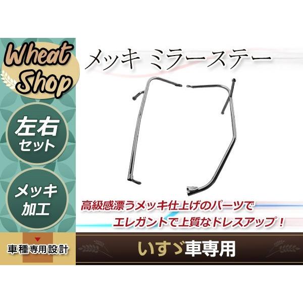 2回のメッキ加工を施すことによりエレガントな印象に！メッキタイプの為、高級感がアップしサイドのイメージが一新されます。【材質】スチールクロムメッキ【適合車種＆年式】いすゞ 320 フォワード ※適合は2020年10月現在のものです。モデルチ...