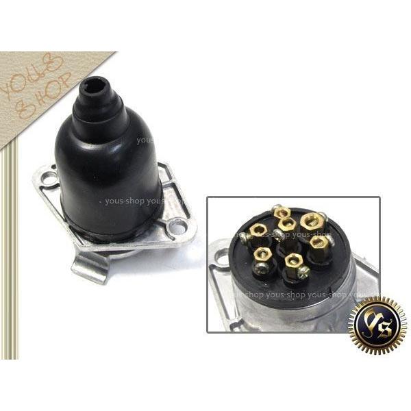 ７極 配線カプラー 車側　日本流通サイズ 電気配線７極電極　配線カプラー　車両側セット日本流通サイズですのでソレックス・タグマスターなど車両側カプラーにも問題なく使用出来ます。【素材】クロームメッキ仕上げ