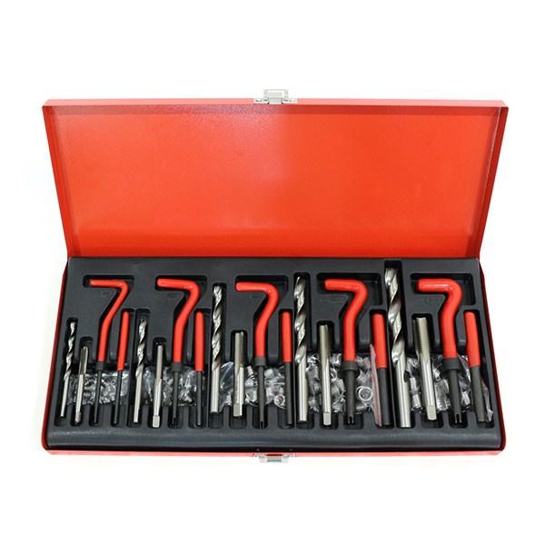 【ネジ山修復キット・リコイルヘリサートキット】ネジ穴の再生・補修・補強が可能に！アルミダイカストやプラスチックなどの軟質材に挿入することで強固なめねじをつくります。強トルクの箇所、繰り返し使用し耐久性を求めらる箇所に最適です。また潰れてしま...